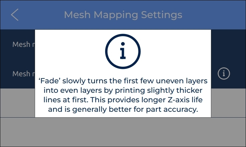 Mesh Mapping: Fade Option