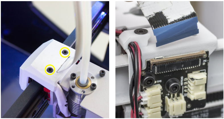 How to check flat cable connections (BCN3D Sigma)