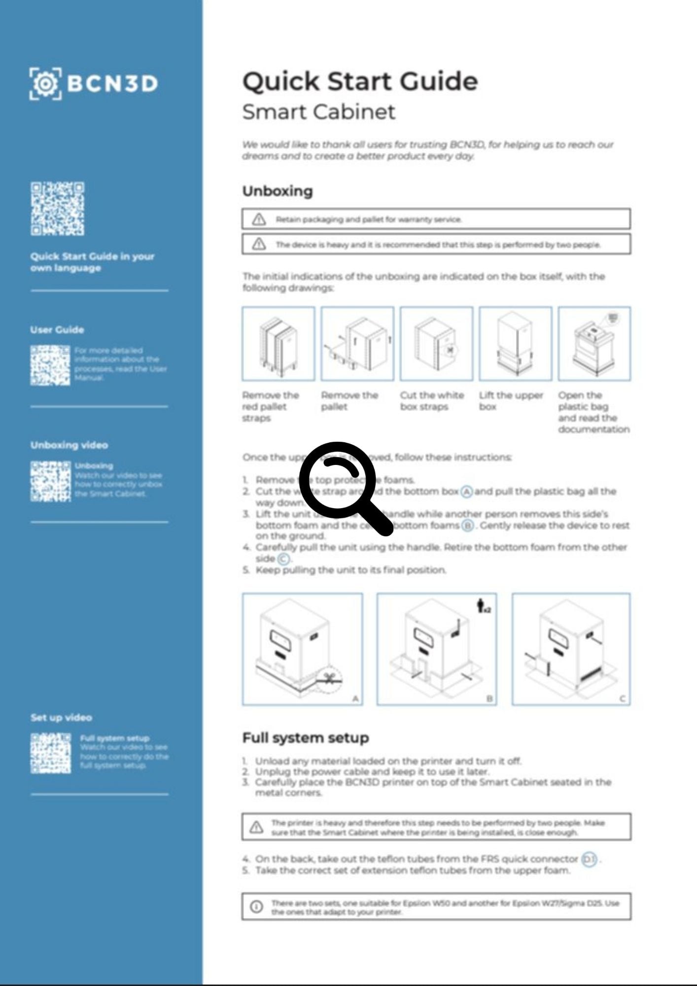 Quick Start Guide (Smart Cabinet)