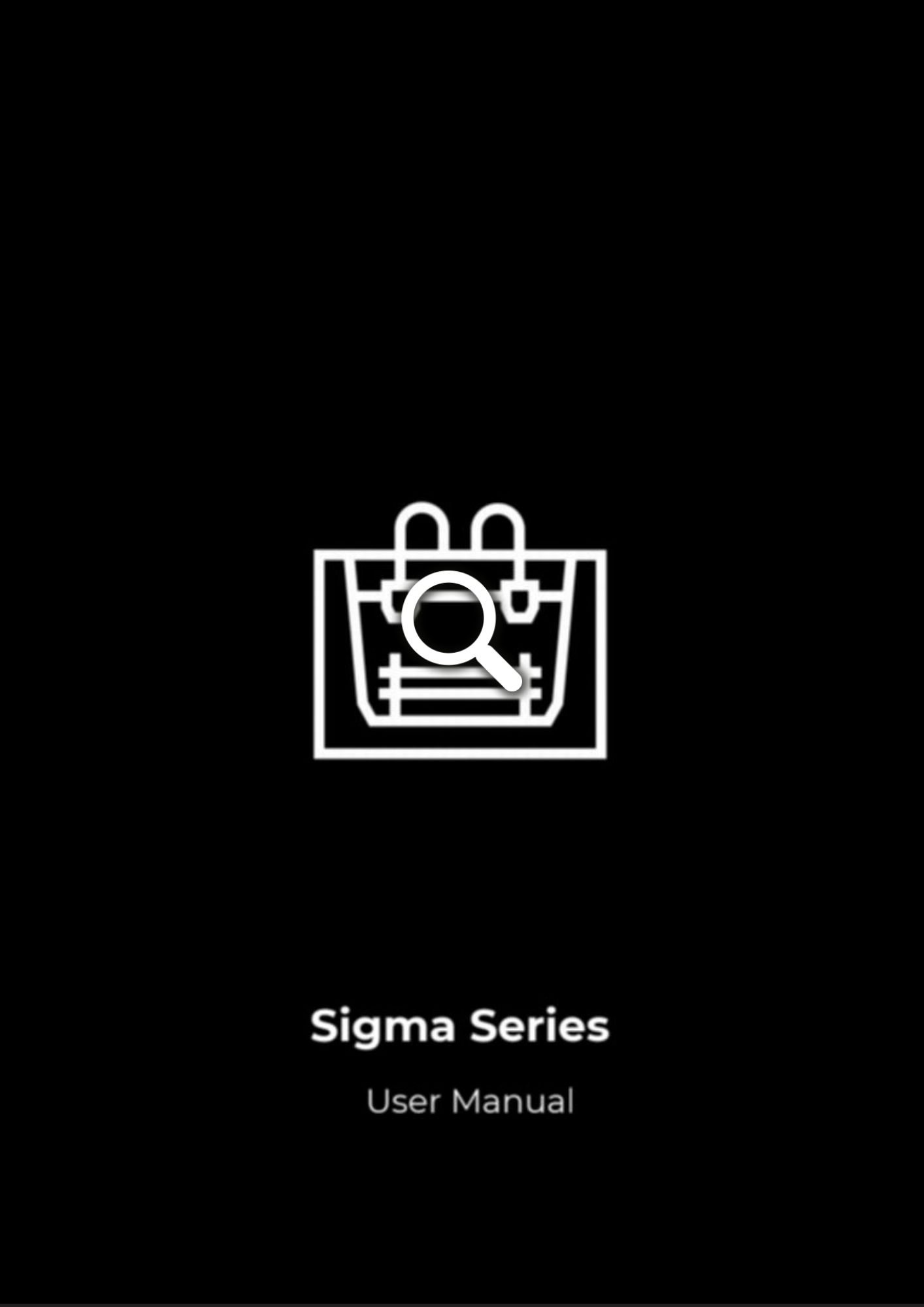 User guide (Sigma series)